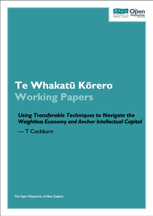 (PDF) Using transferable techniques to navigate the weightless economy ...