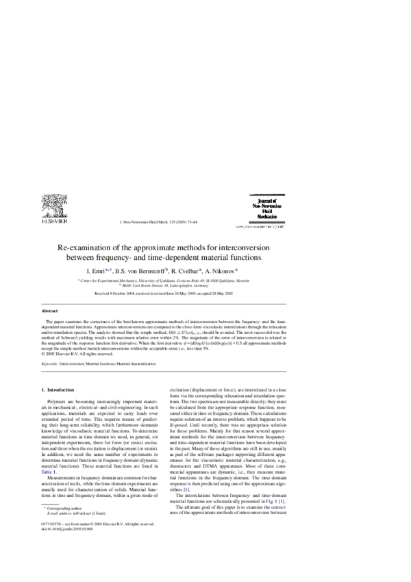 Pdf Re Examination Of The Approximate Methods For Interconversion Between Frequency And Time