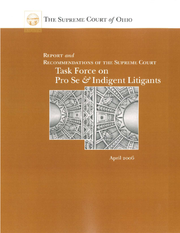 (PDF) REPORT AND RECOMMENDATIONS OF The Supreme Court of Ohio TASK ...