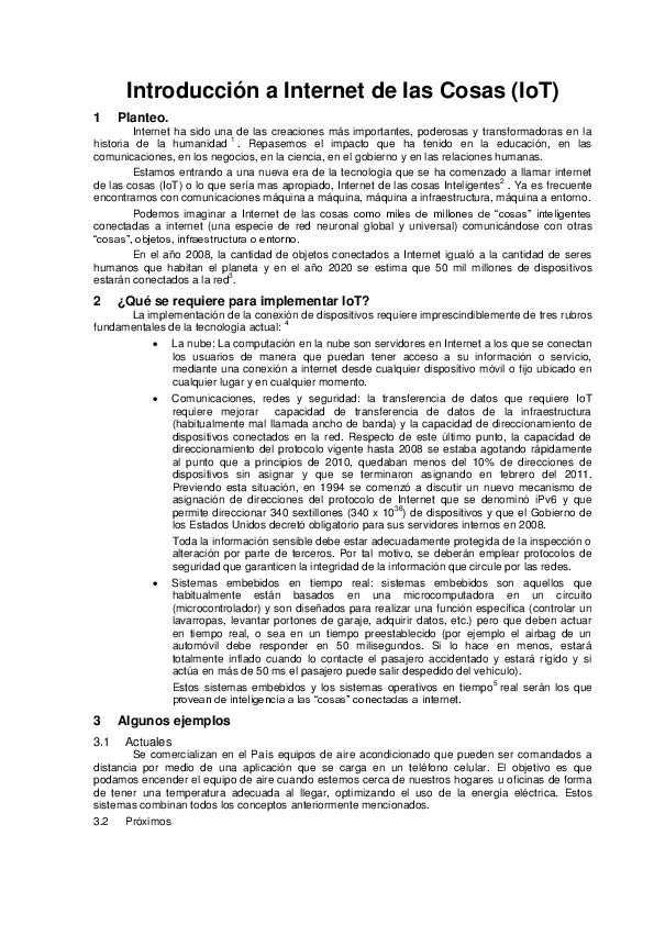 (PDF) Introduccion a internet de las cosas