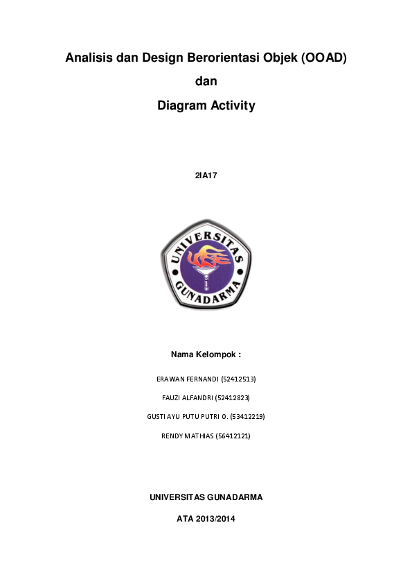 (PDF) UML DIagram Activity