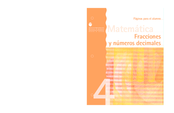 (PDF) Matemática. Fracciones y números decimales. 4º grado. Páginas ...
