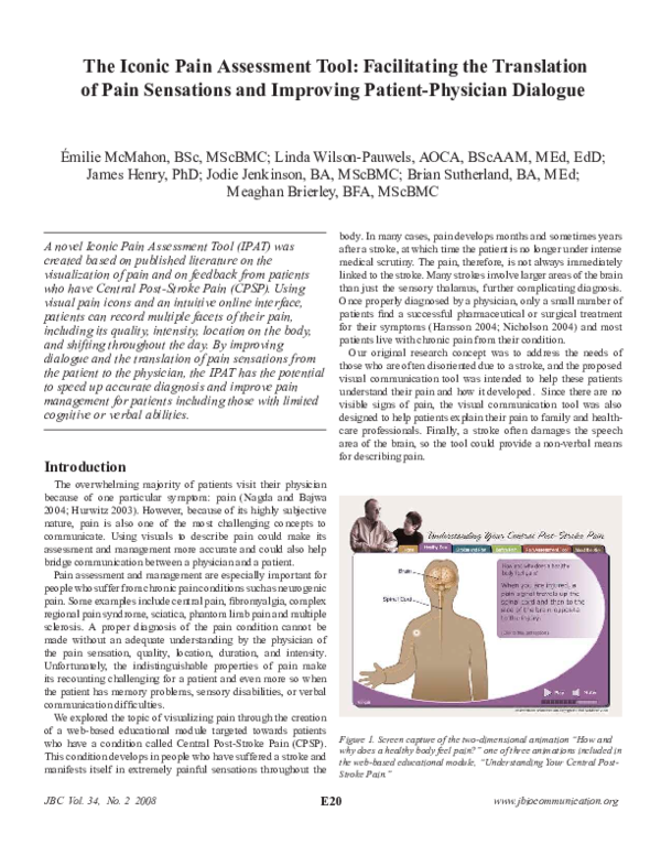 (PDF) The Iconic Pain Assessment Tool: Facilitating the Translation of ...