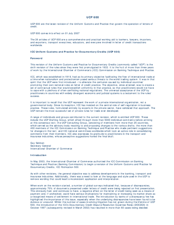 (PDF) UCP 600 english