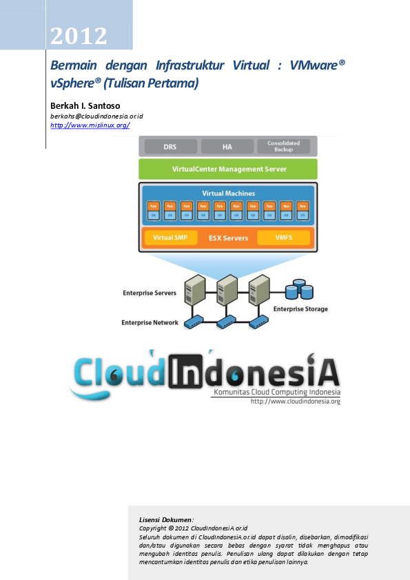 (PDF) Bermain dengan Infrastruktur Virtual : VMware® vSphere