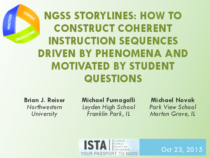 (PDF) NGSS Storylines: How to Construct Coherent Instruction Sequences ...