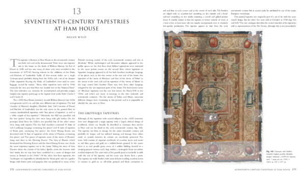 (PDF) 'Seventeenth-century tapestries at Ham House', in Christopher ...