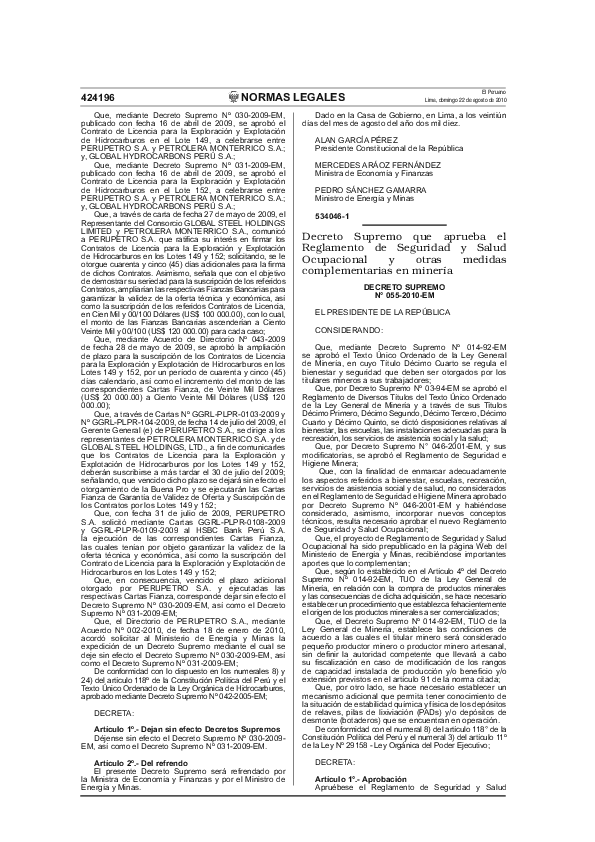 (PDF) Cuadernillo de Normas Legales