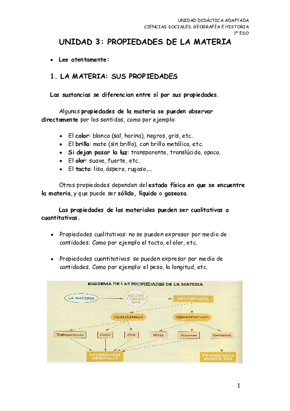 (PDF) Activiades propiedades de la materia