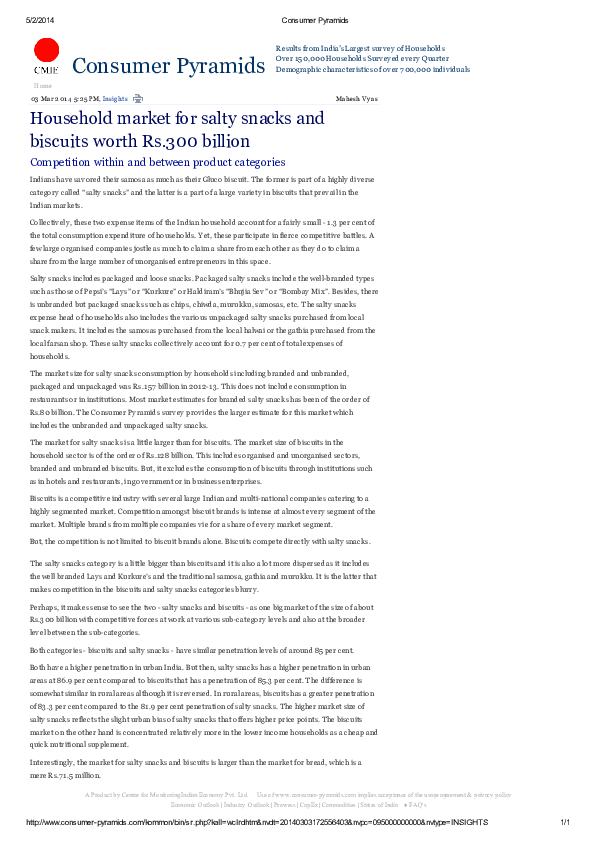 (PDF) Consumer Pyramids
