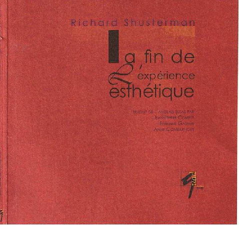 (PDF) La fin de l’expérience esthétique