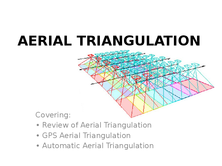 (PPT) Lecture AERIAL TRIANGULATION