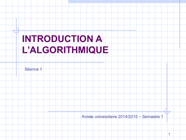 (PDF) Leçon 1 INTRODUCTION A L’ALGORITHMIQUE | Aslen TheGeek - Academia.edu