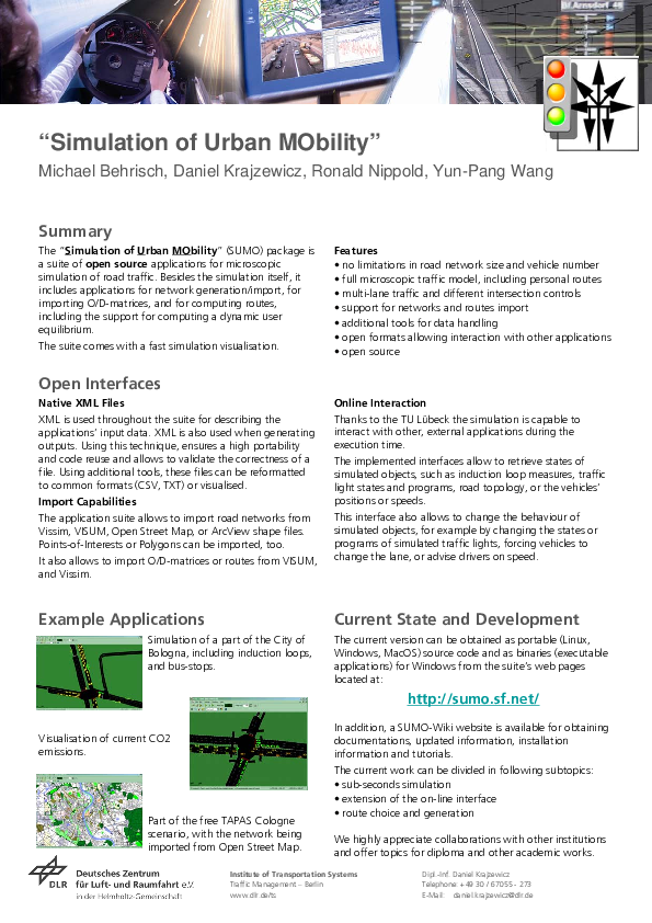 (PDF) Simulation of Urban MObility