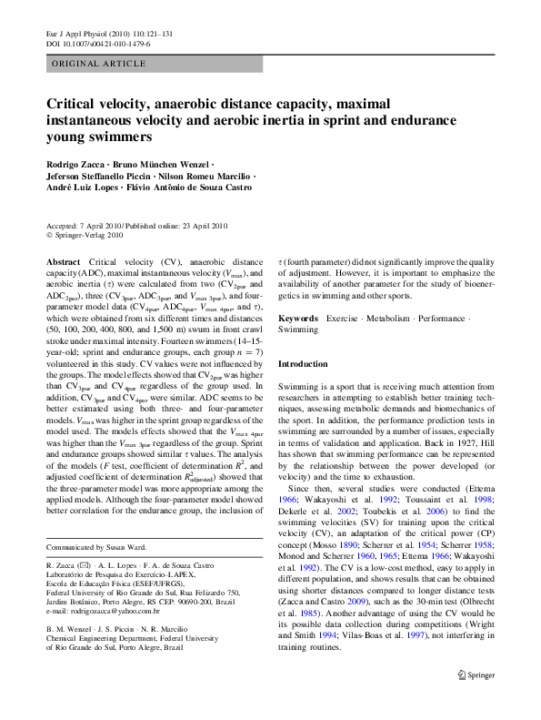 (PDF) ZACCA et al. (2010) Eur J Appl Physiol