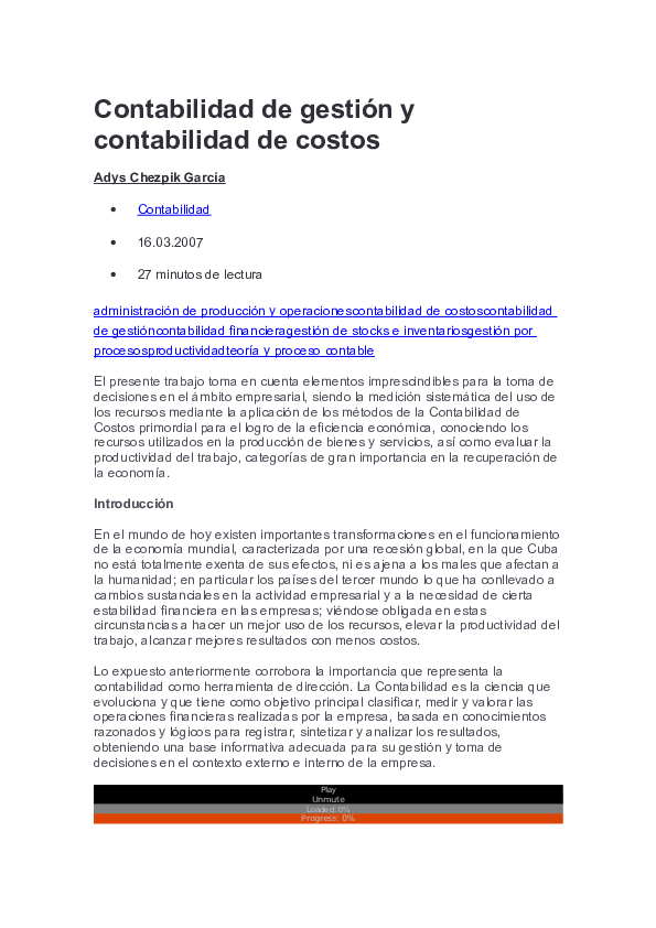 (DOC) Contabilidad de gestion y contabilidad de costos