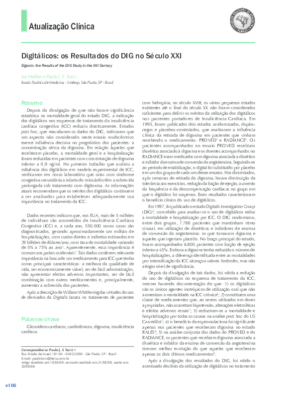 (PDF) Digitálicos: os resultados do DIG no século XXI