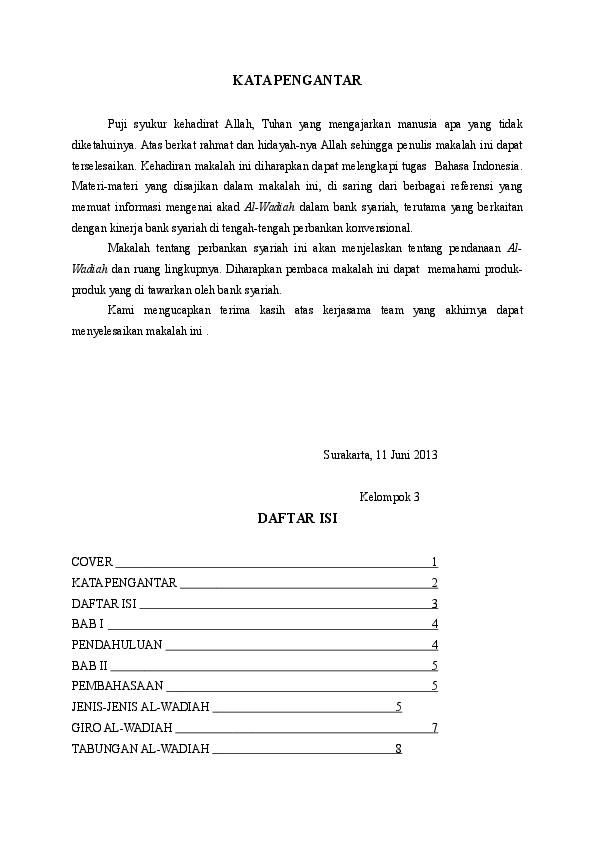 (DOC) KATA PENGANTAR makala 1