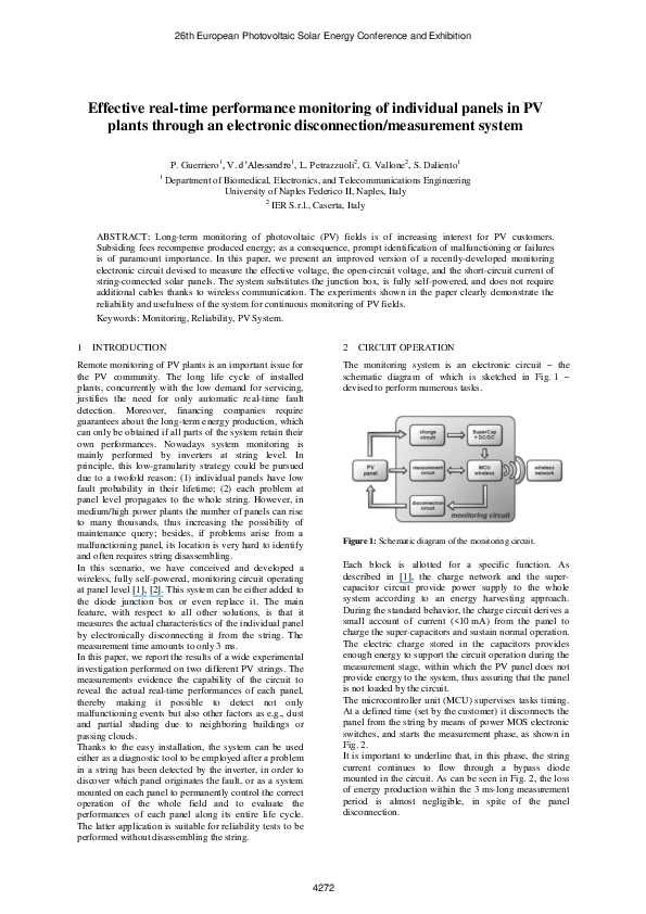 (PDF) Effective real-time performance monitoring of individual panels ...