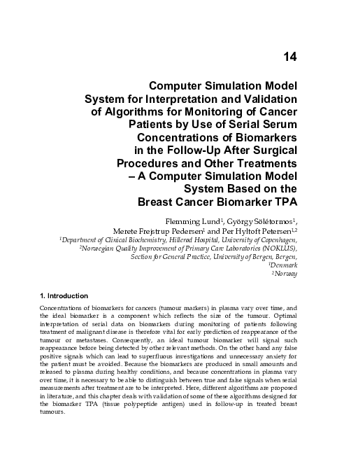 (PDF) Computer Simulation Model System for Interpretation and ...