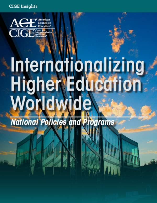 (PDF) Internationalizing Higher Education Worldwide: National Policies ...