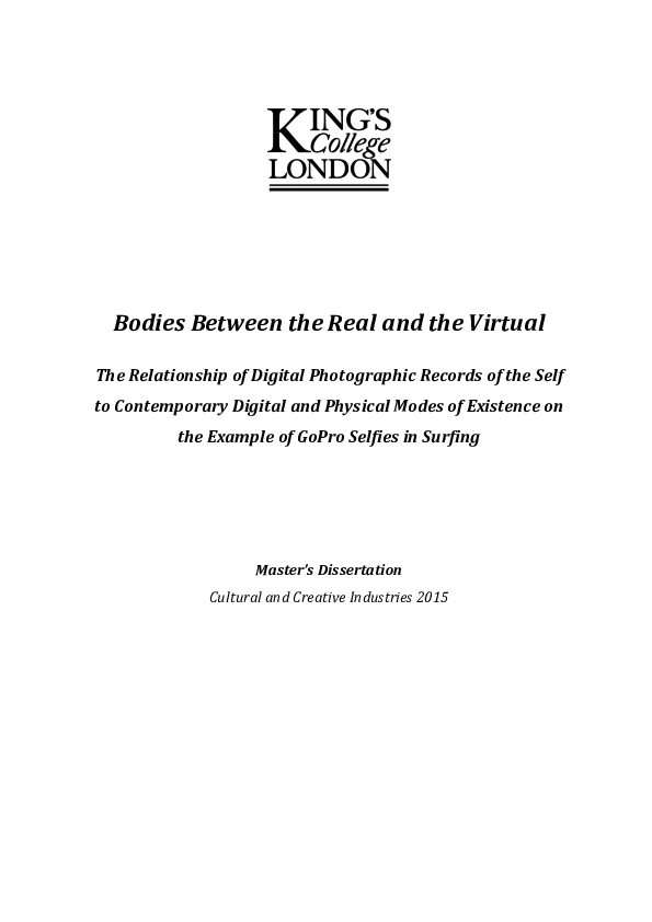 (PDF) Bodies Between the Real and the Virtual The Relationship of ...