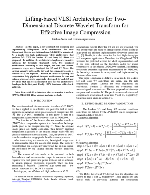 (DOC) Parallel form of the Pipelined Lifting-based