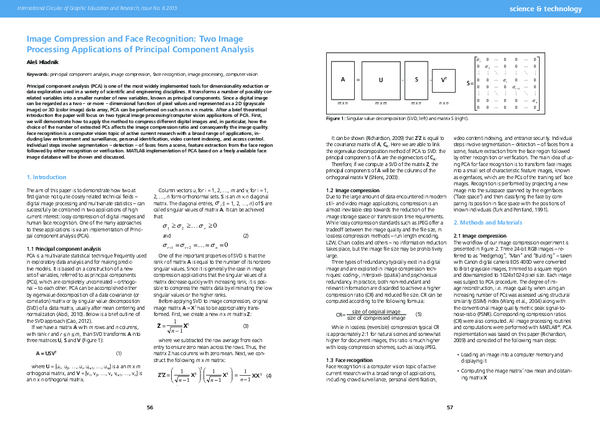 Pdf Image Compression And Face Recognition Two Image Processing