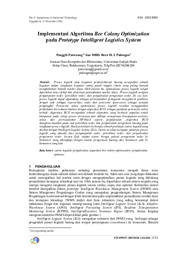 (PDF) Implementasi Algoritma Bee Colony Optimization Pada Prototype ...
