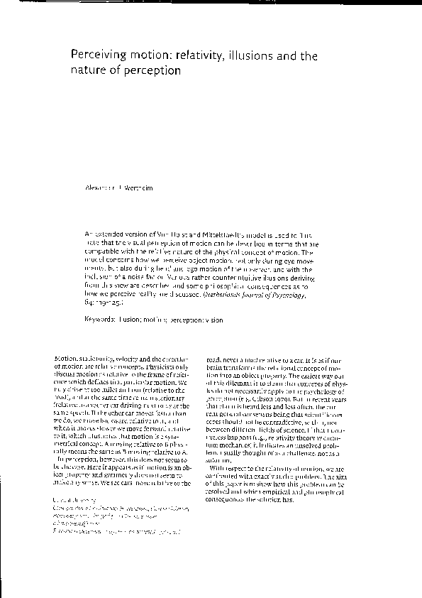 perceiving 3d from 2d images