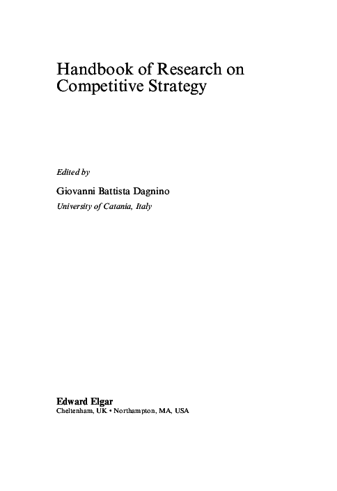 (PDF) 6 The role of resource-based theory in strategic management ...