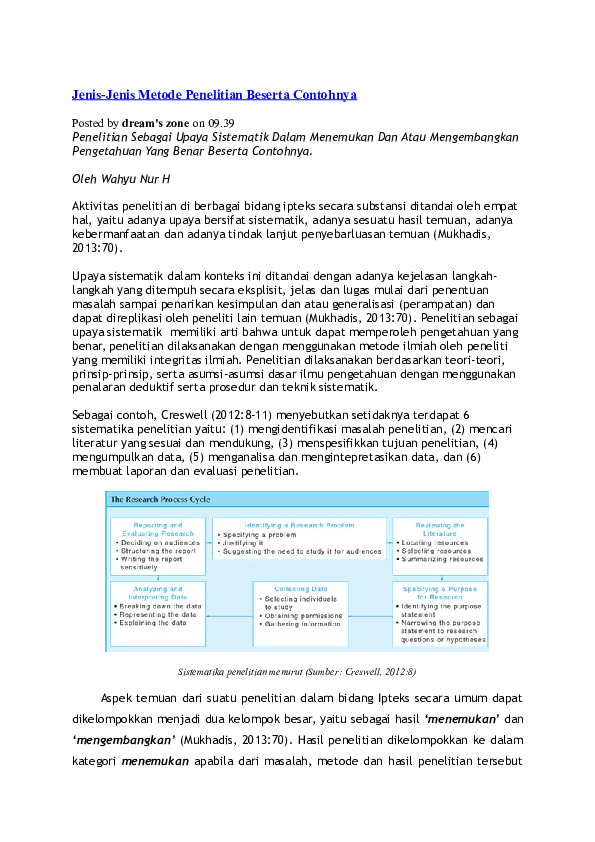 (DOC) Jenis2 Metodologi Penelitian