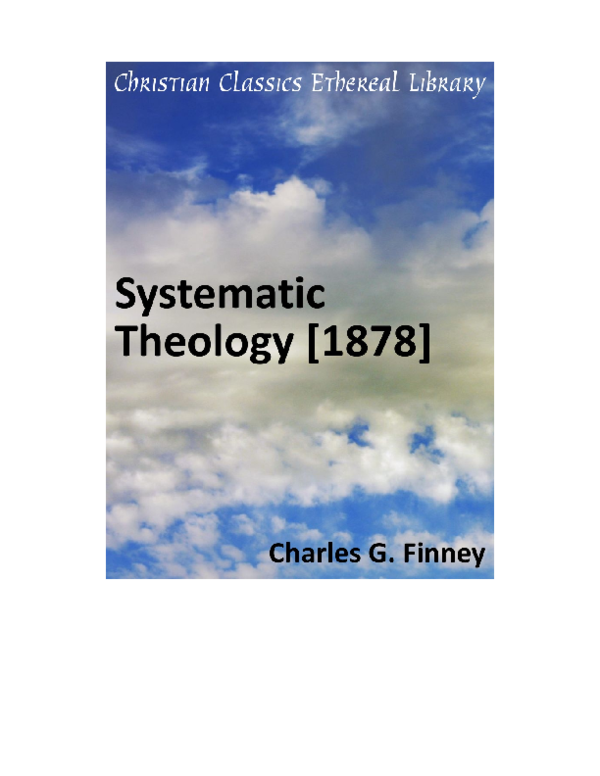 (PDF) Systematic Theology