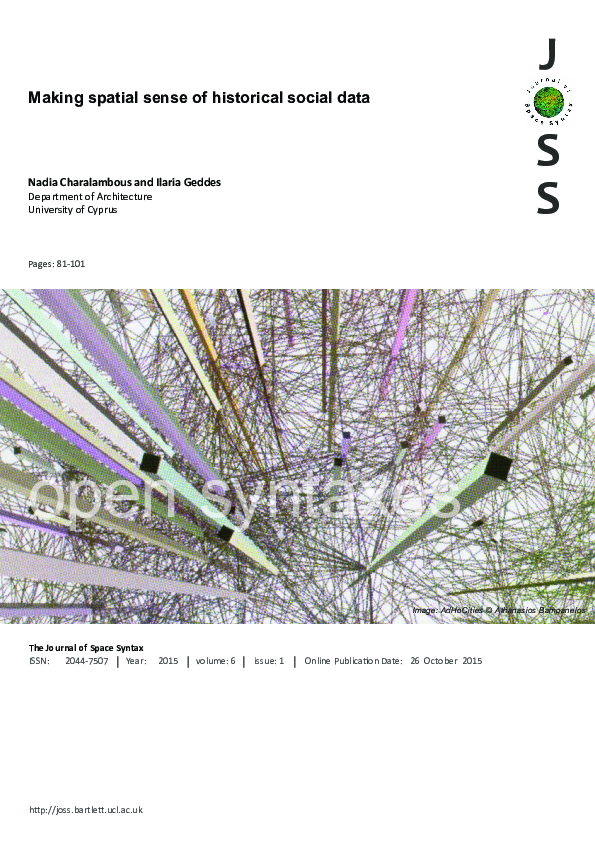 (PDF) Integrating Space Syntax with Social Theory