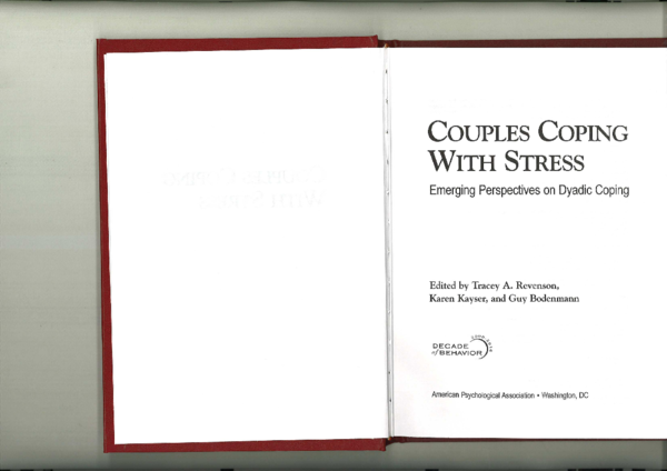 Couples Coping Enhancement Training (CCET). Effects of the training ...