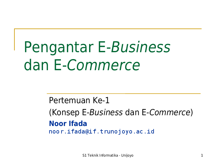 (PDF) 01 konsep e business dan e commerce | Angga Saputra - Academia.edu
