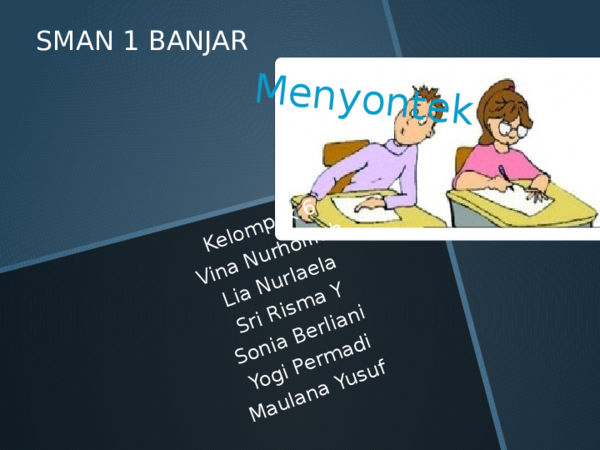 (PPT) ppt Menyontek