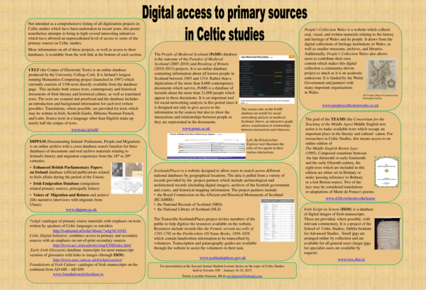 (PDF) 'Digital Access to Primary Sources in Celtic Studies.'