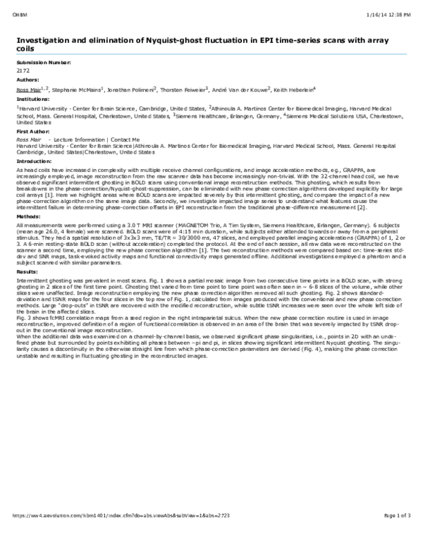 (PDF) Investigation and elimination of Nyquist-ghost fluctuation in EPI ...