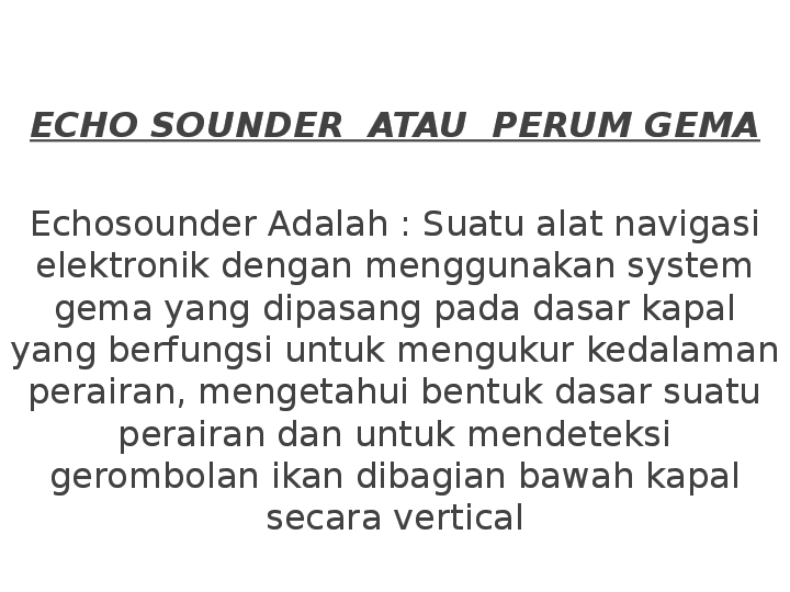 (PPT) ECHO SOUNDER PWR POINT