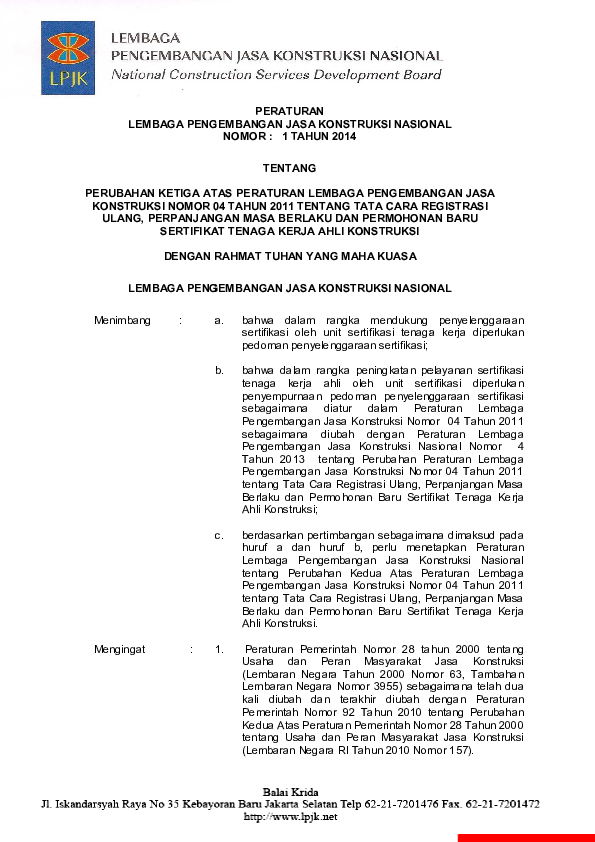 KONVERSI KEAHLIAN LPJK