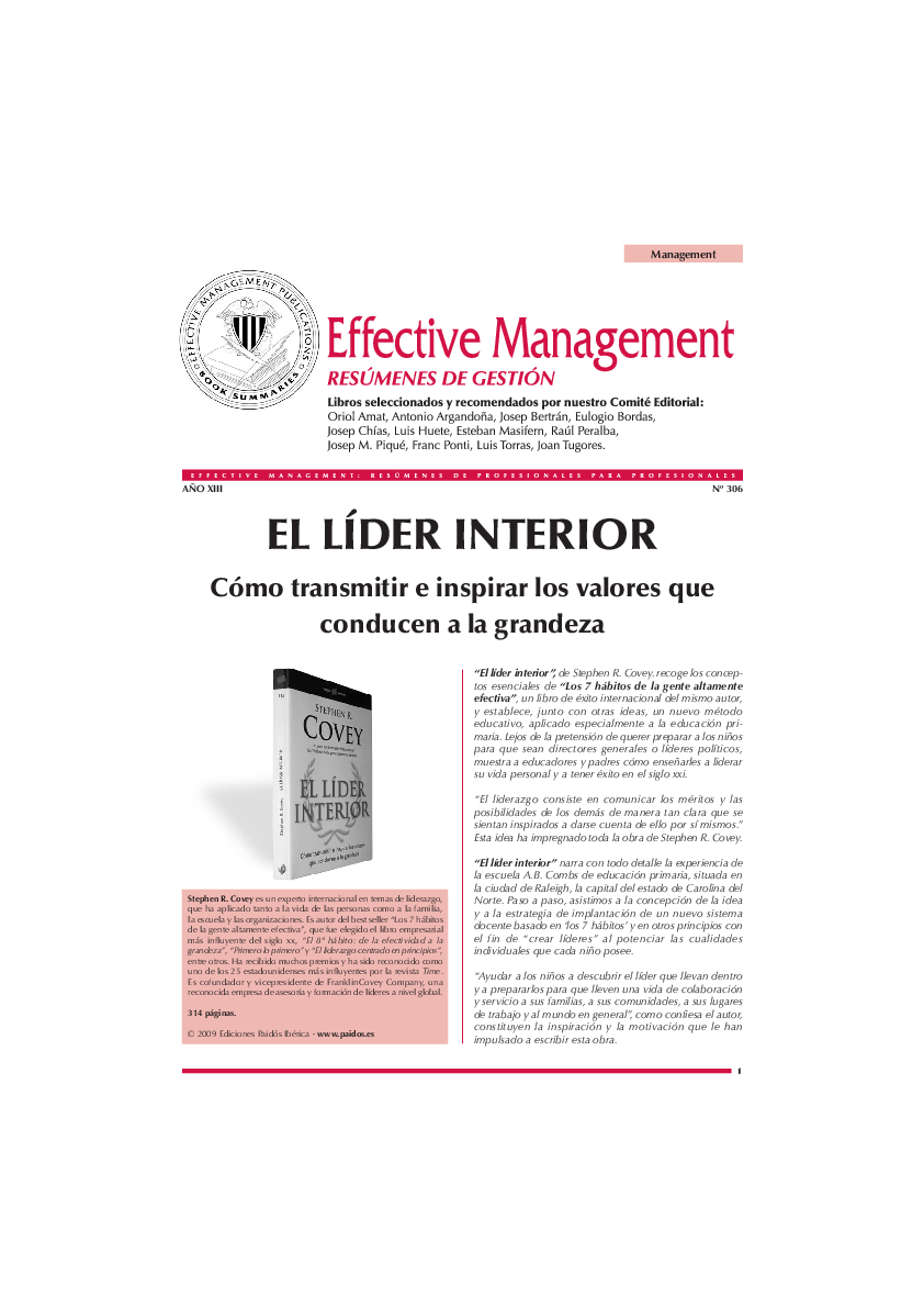 (PDF) A1 - El Lider Interior - S Covey