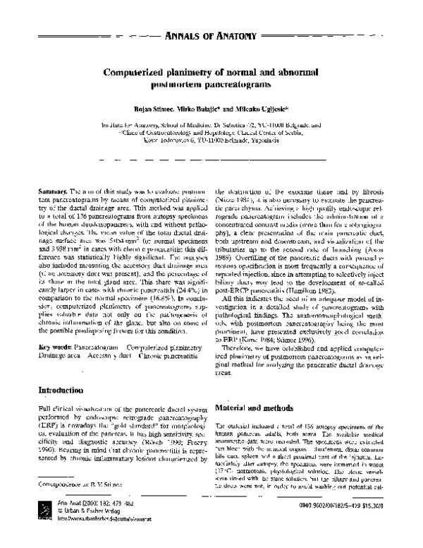 (PDF) Computerized planimetry of normal and abnormal postmortem ...