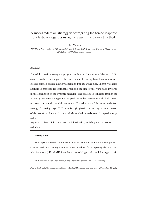 (PDF) Application of the Covariant Projection finite elements in the E field formulation for ...