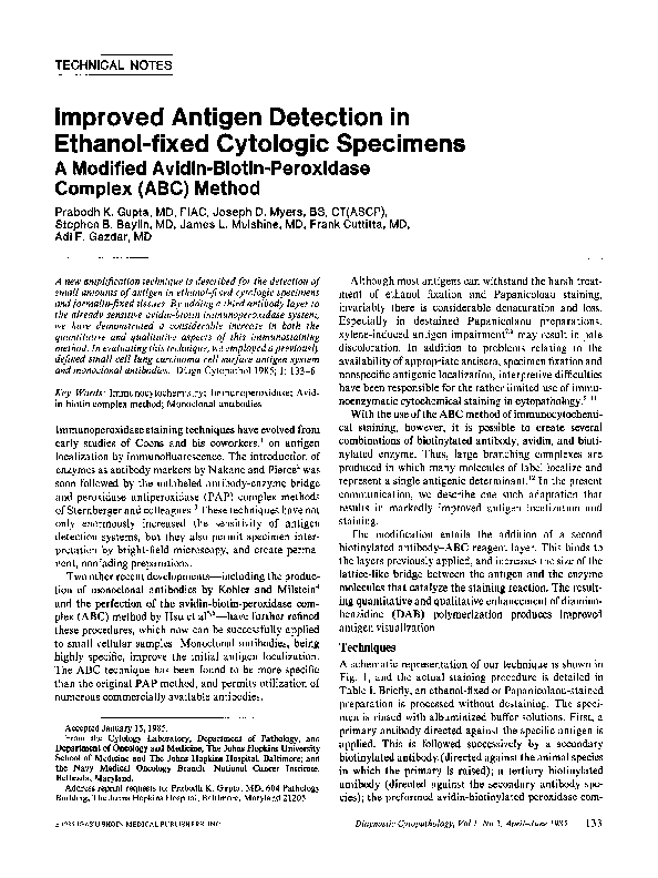 (PDF) Improved antigen detection in ethanol-fixed cytologic specimens ...