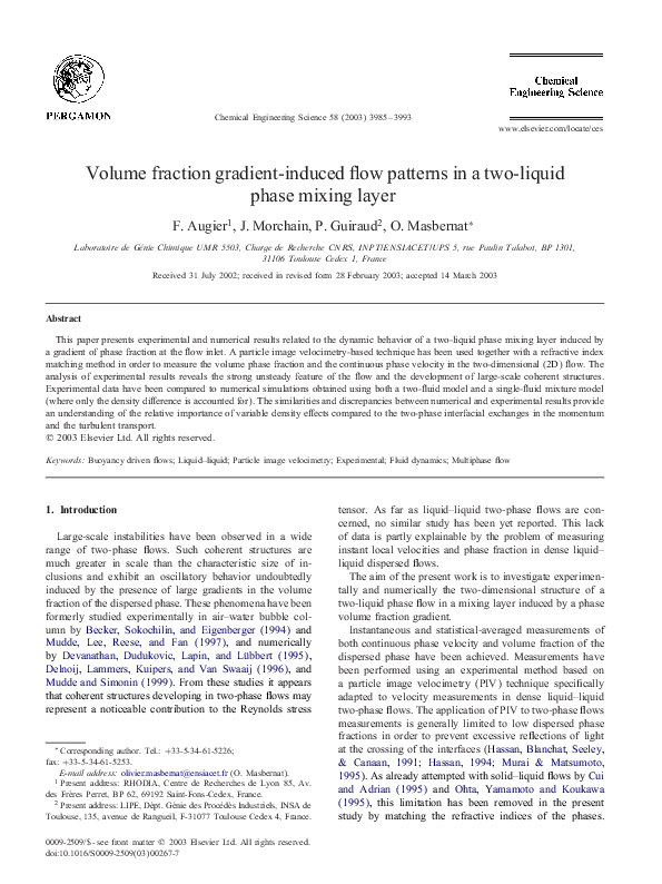 (PDF) Volume fraction gradient-induced flow patterns in a two-liquid ...