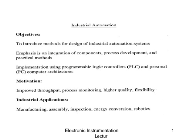 (PPT) 3 Industrial automation