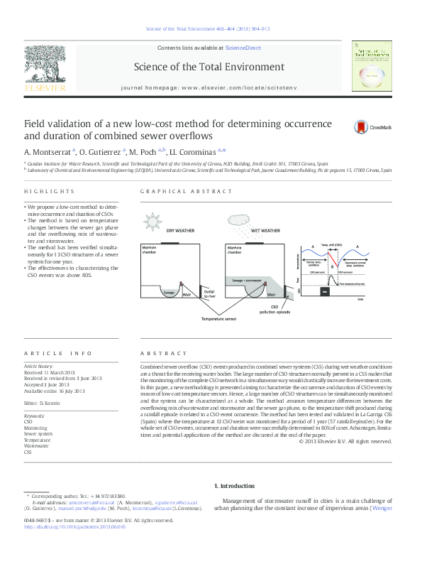 Pdf Field Validation Of A New Low Cost Method For Determining Occurrence And Duration Of