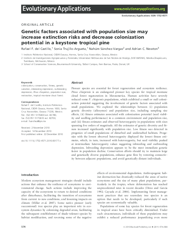 (PDF) Genetic factors associated with population size may increase ...