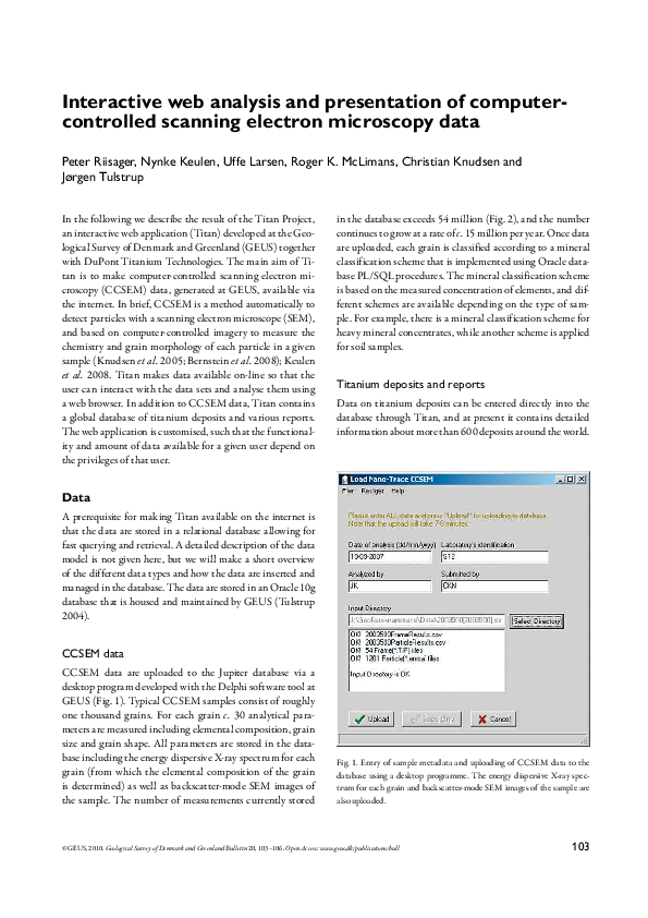 (PDF) Interactive web analysis and presentation of computer-controlled ...